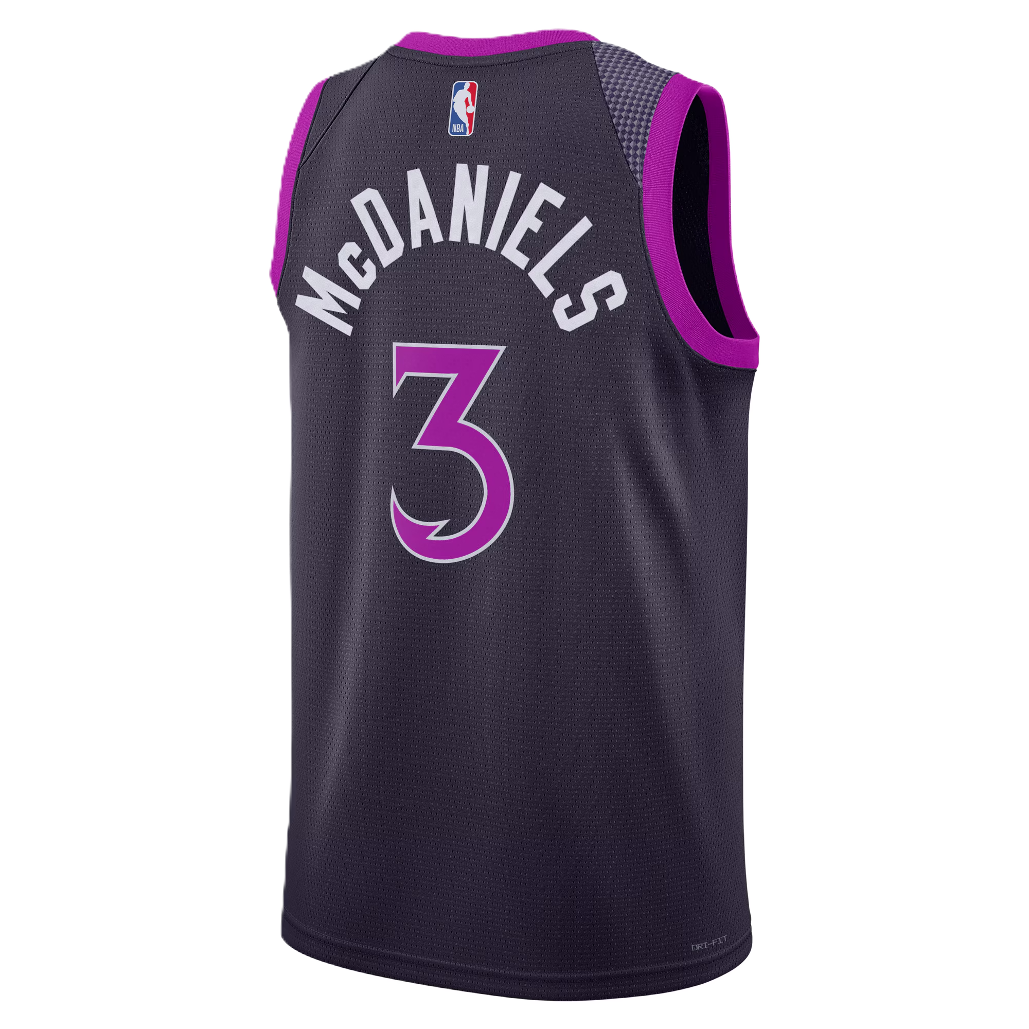 Minnesota Timberwolves Purple 2025-2026 City Edition Jersey Jaden McDa ...